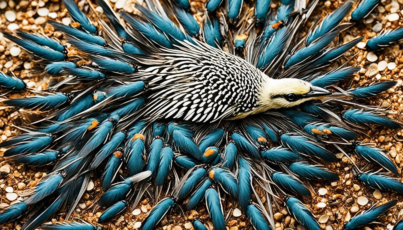Causas de la caída de plumas en pájaros